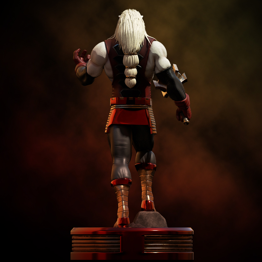 STL file Fanart BATTLE BEAST - Statue 🦸・3D printing design to download ...