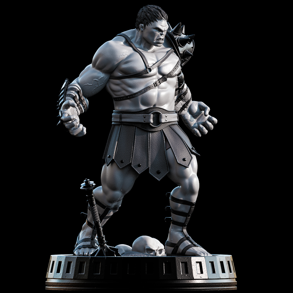 STL file Fanart HULK - Gladiator Version 🦸・Template to download and 3D ...