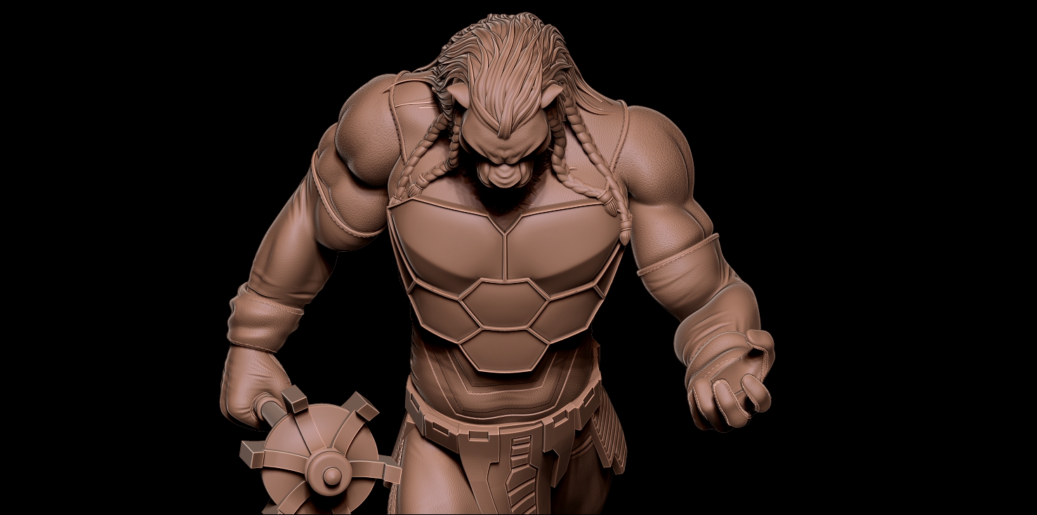 STL file Fanart BATTLE BEAST - Statue 🦸・3D printing design to download ...