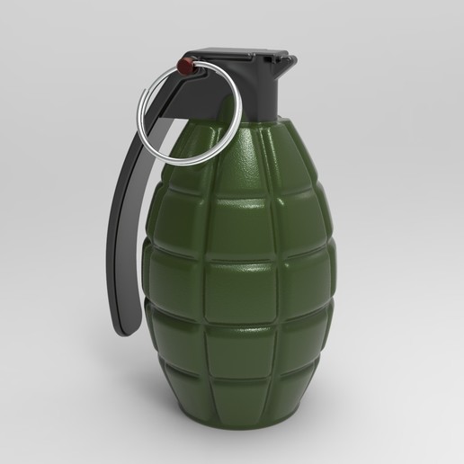 Download free STL file MK II Hand Grenade • 3D printing design ・ Cults