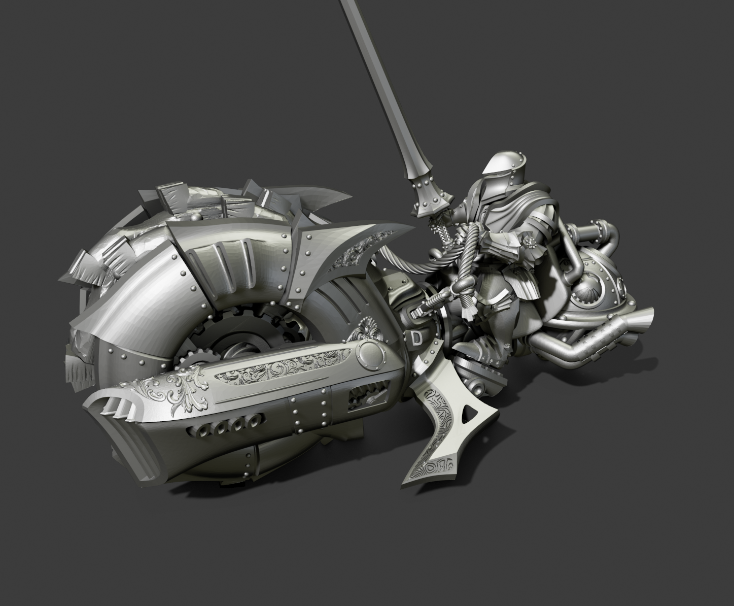 3D file Knight Chopper 👷・Template to download and 3D print・Cults