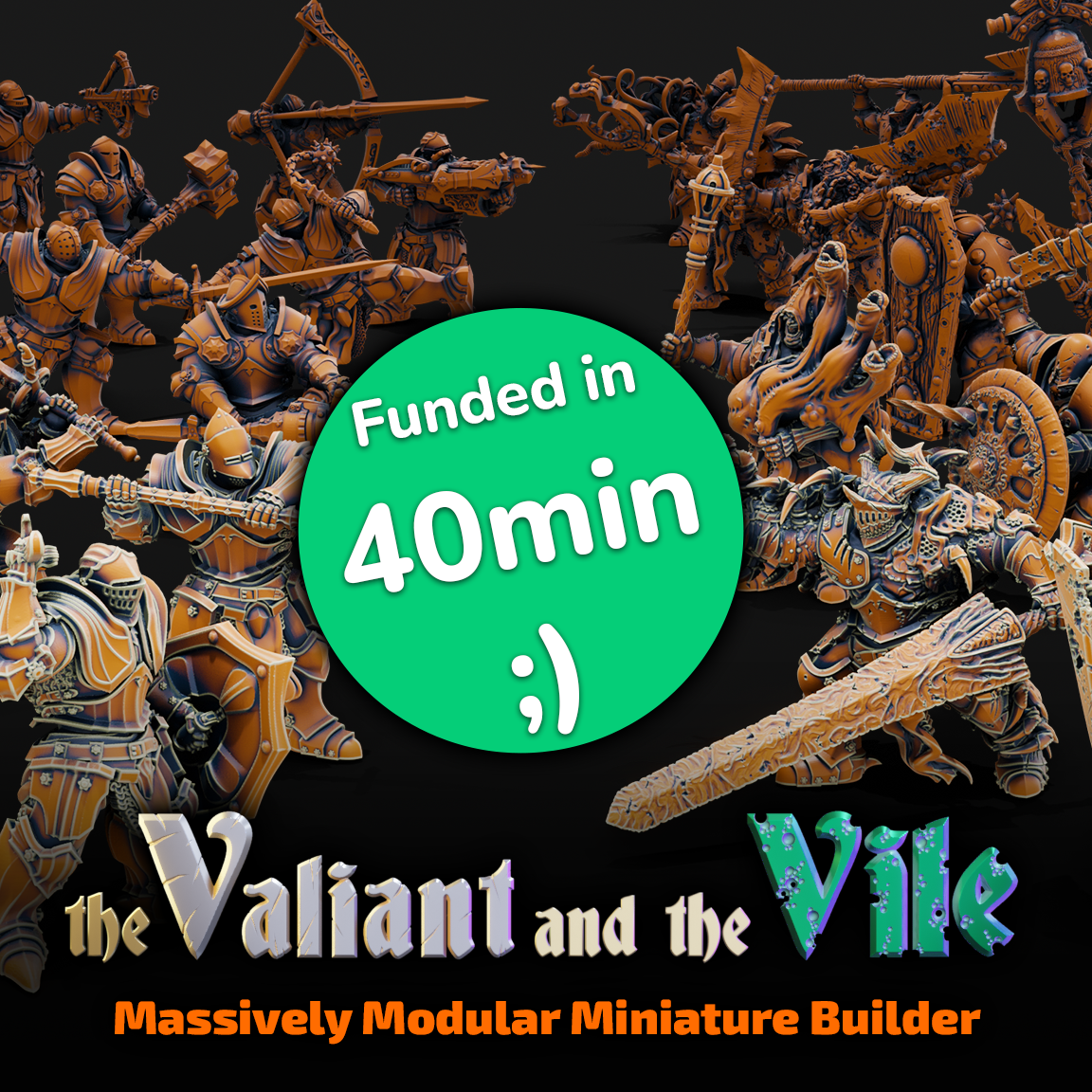 Free 3D file The Valiant and the Vile - Sample Bundle 🧟・3D printer ...