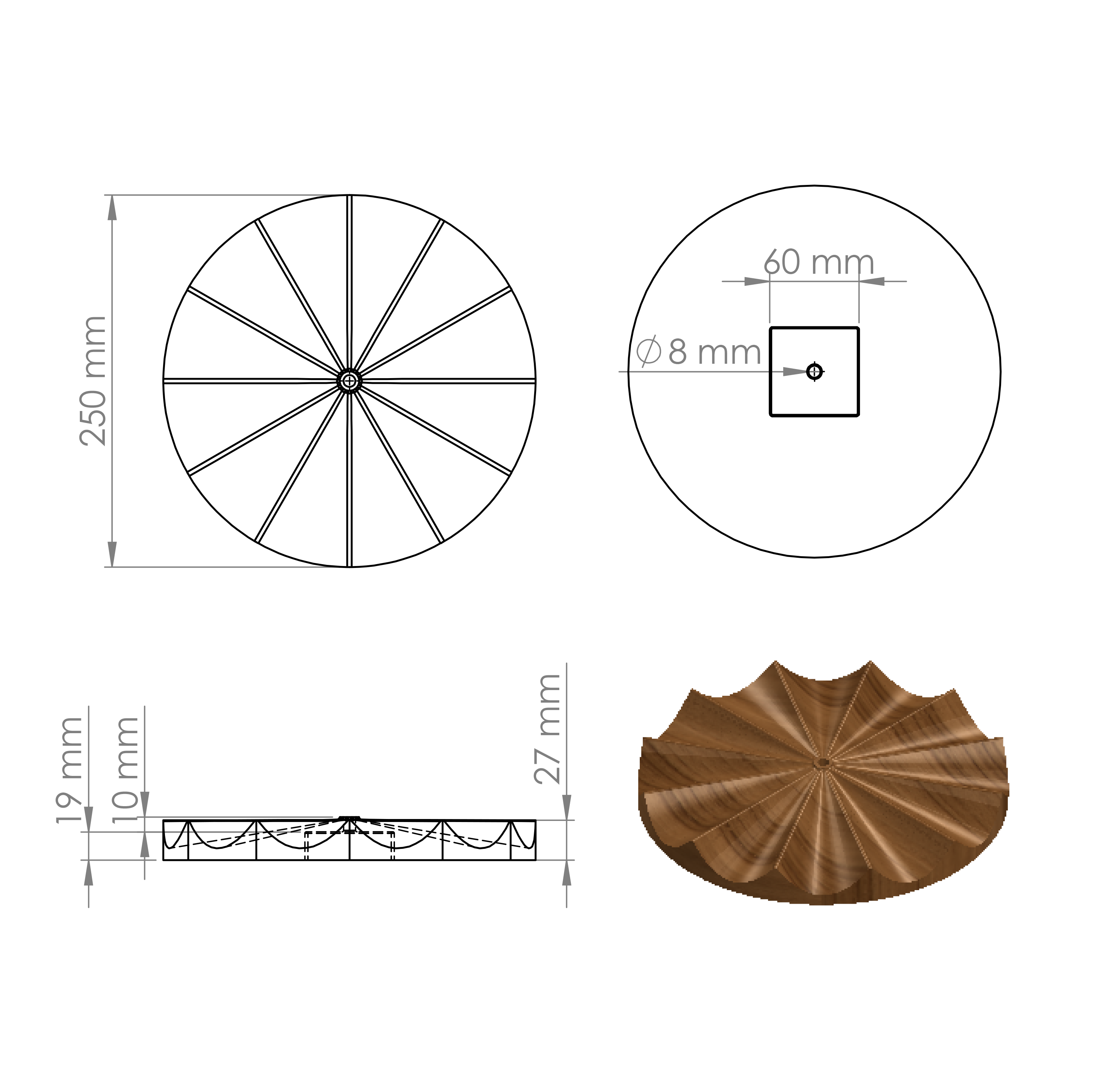 STL file clock・3D printing template to download・Cults