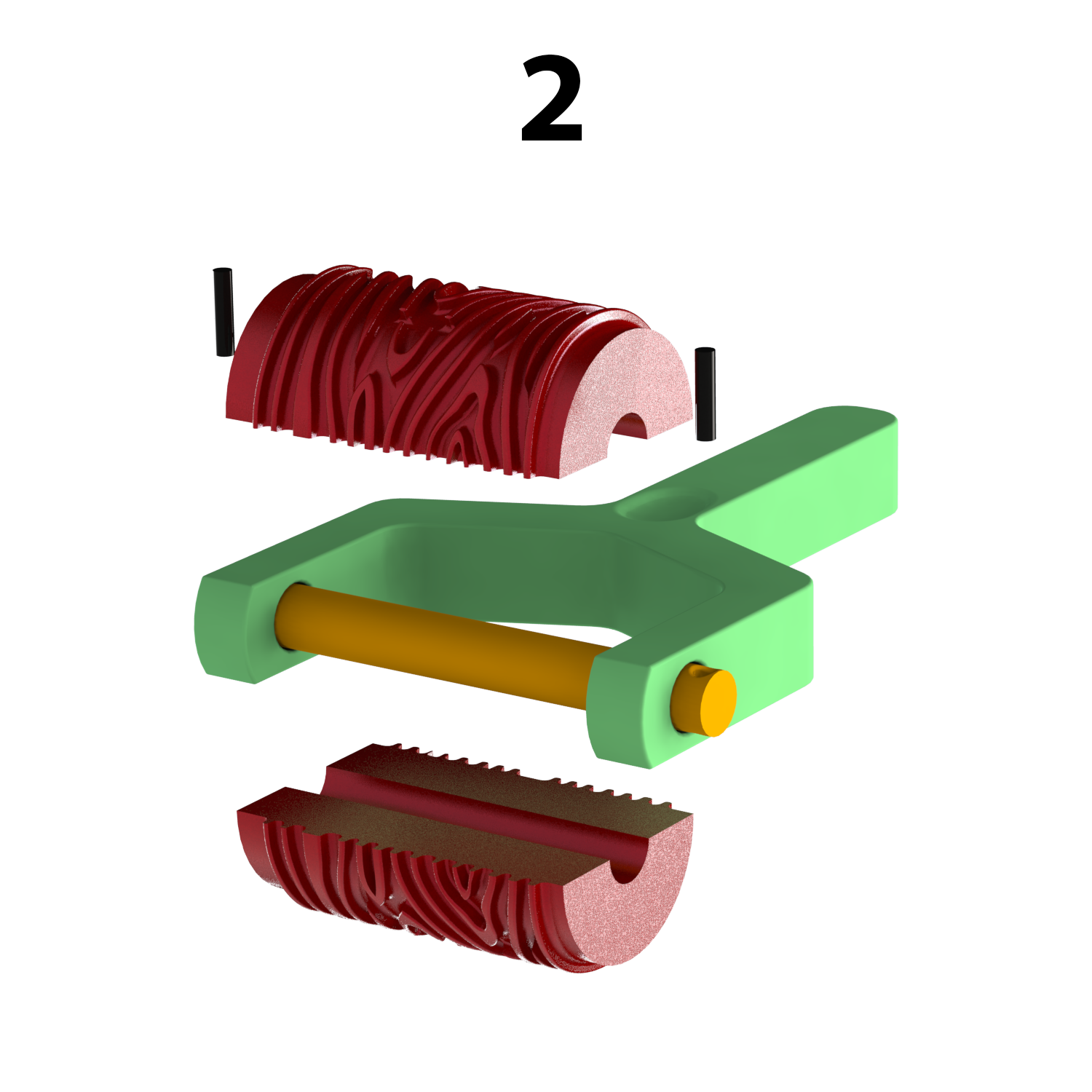 STL file rollers ️・3D printer model to download・Cults