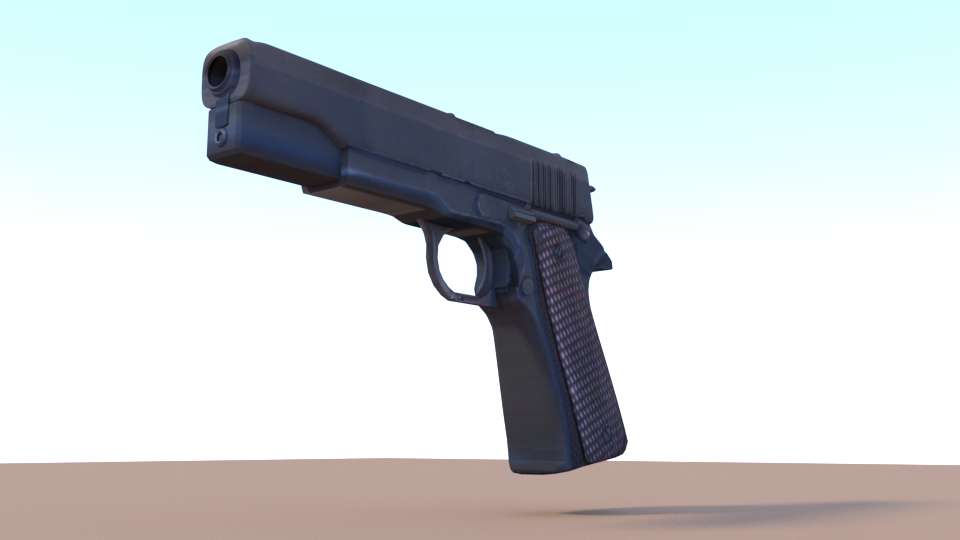 3D file Simple Handgun・3D printable design to download・Cults