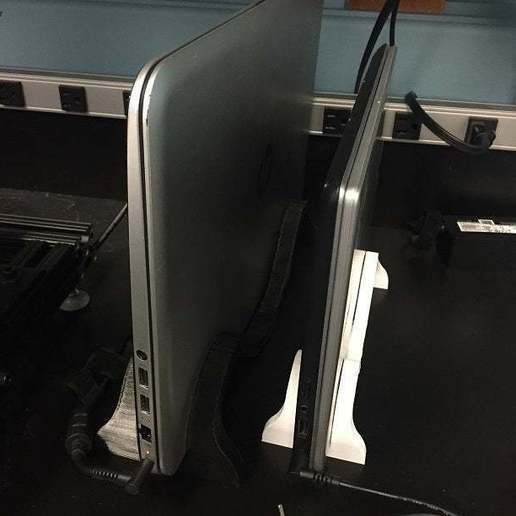 Download free STL file Vertical Laptop Stand • 3D print model ・ Cults