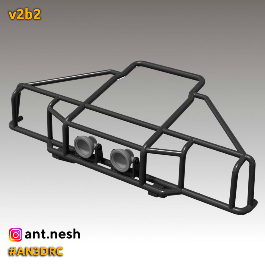 3D file Bull bar v2b2 by [AN3DRC]・Template to download and 3D print・Cults