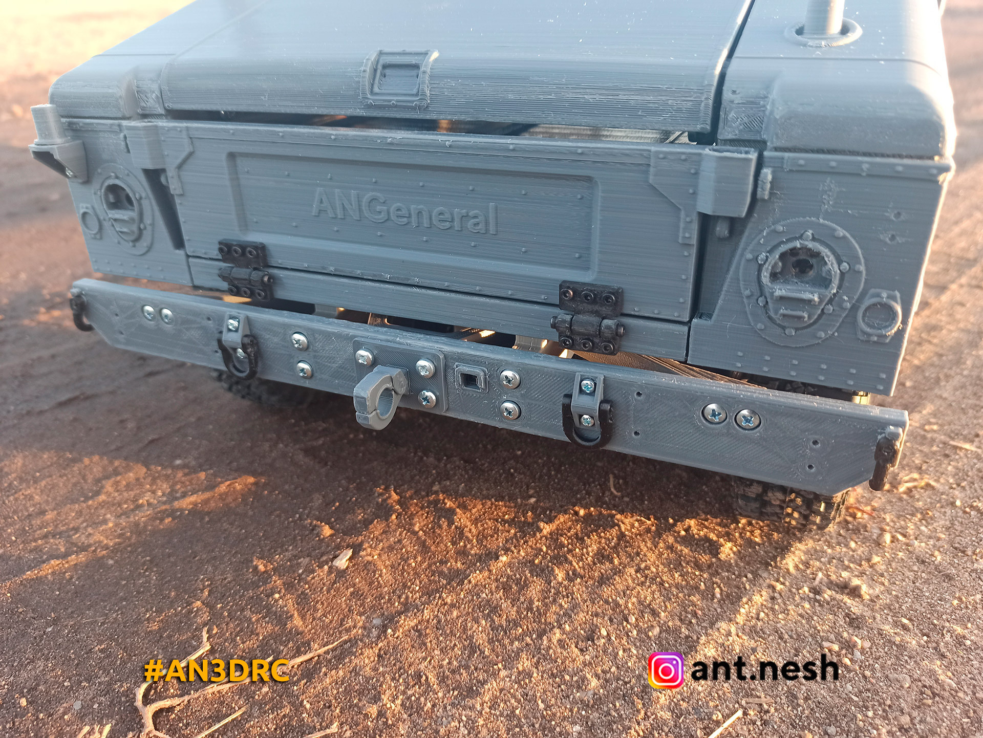 3D file 3D PRINTED RC CAR HMMWV (Humvee Hummer) BODY 2 in 1 set BY ...