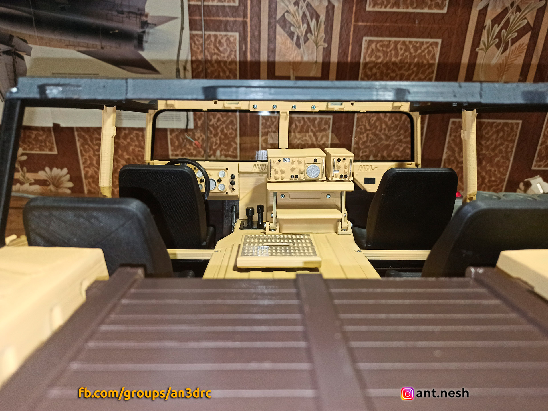 3D file 3D PRINTED RC CAR HMMWV (Humvee Hummer) BODY 2 in 1 set BY ...