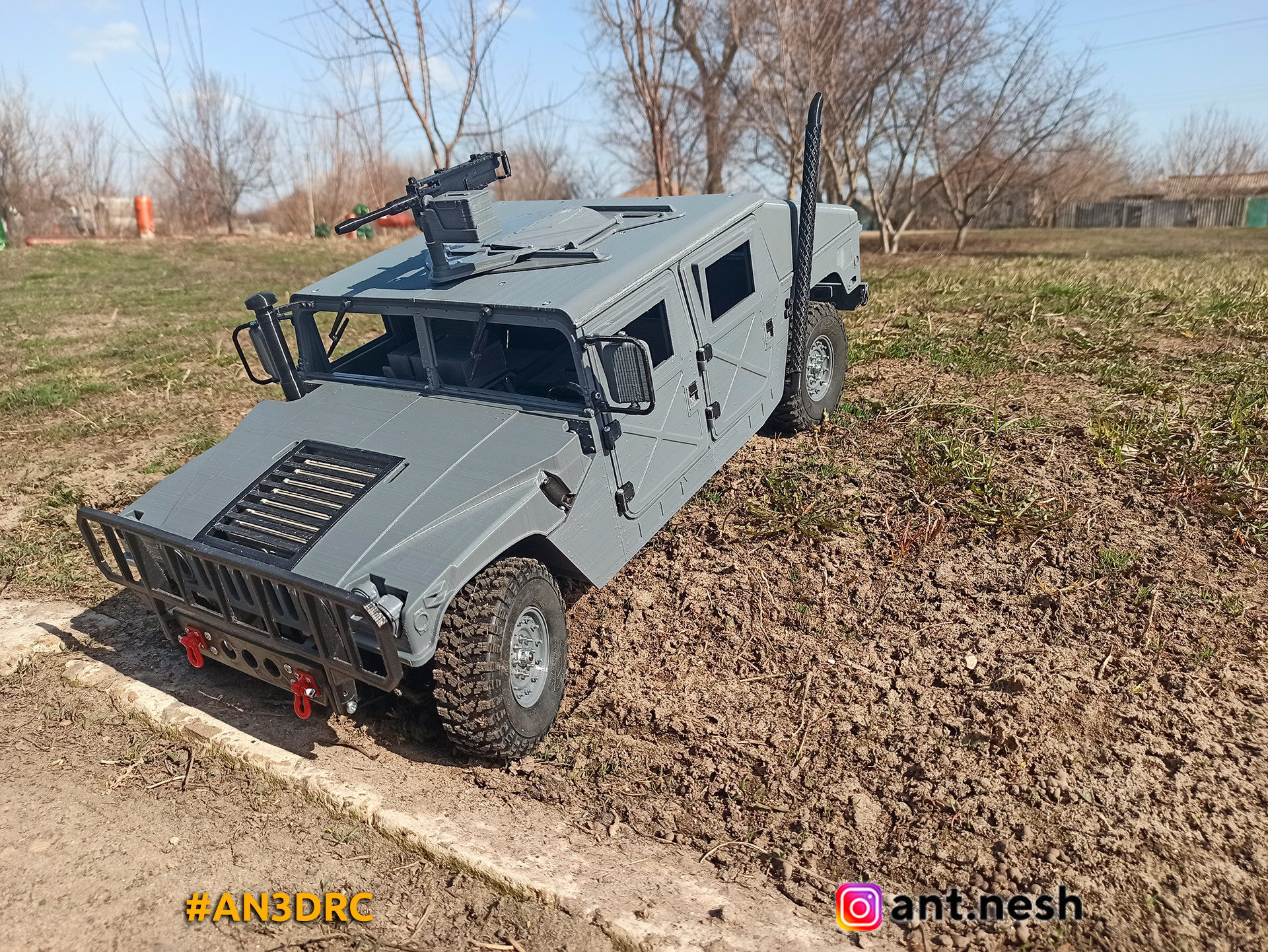 3D file 3D PRINTED RC CAR HMMWV (Humvee Hummer) BODY 2 in 1 set BY ...