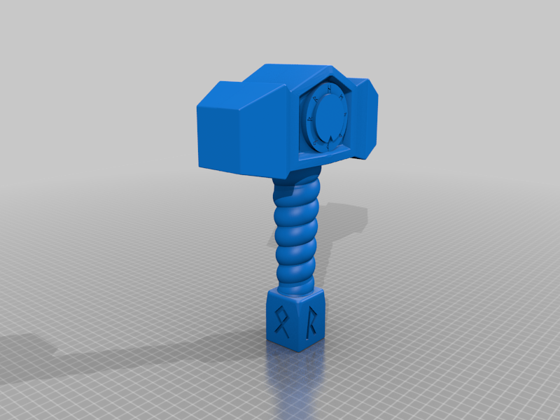 Free 3D file Mjolnir 🧞‍♂️・3D printer model to download・Cults