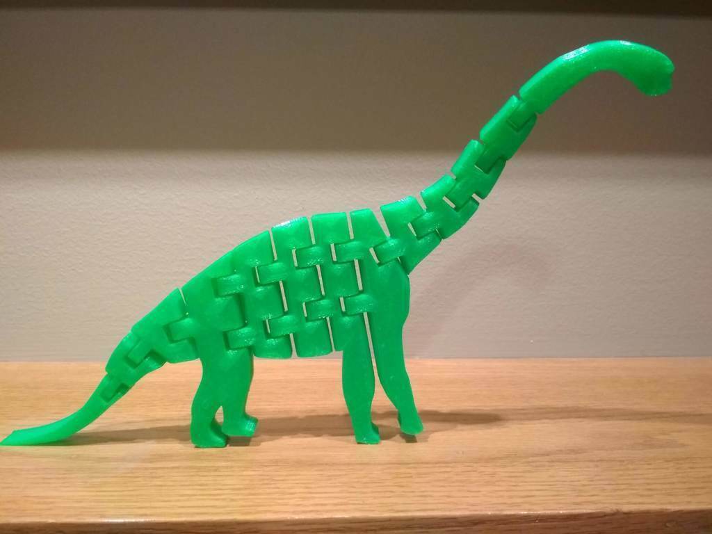 Free STL file Flexi-Brachiosaurus・3D print model to download・Cults
