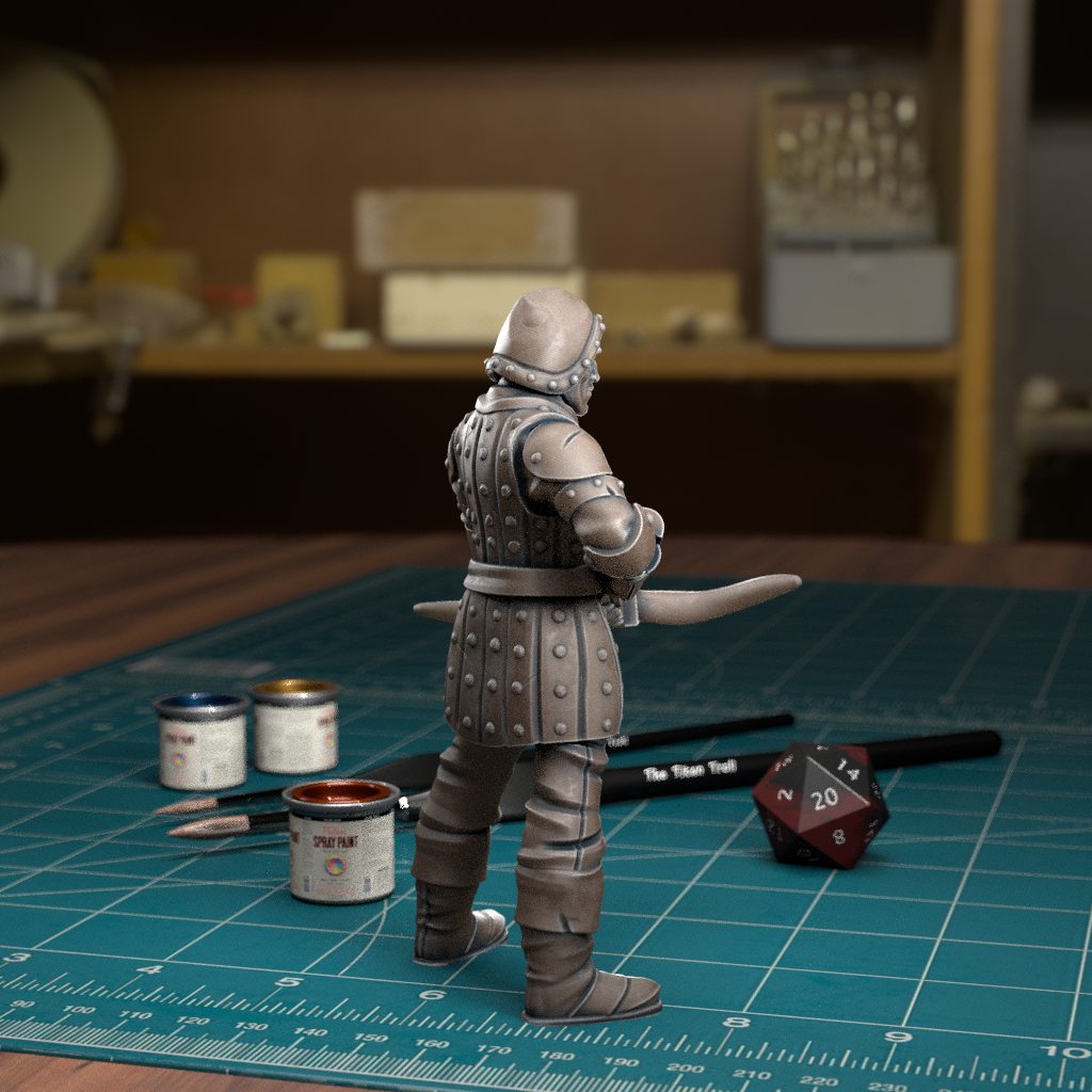 STL file City guard 07 - [Pre-Supported] 🏙️・Template to download and 3D ...