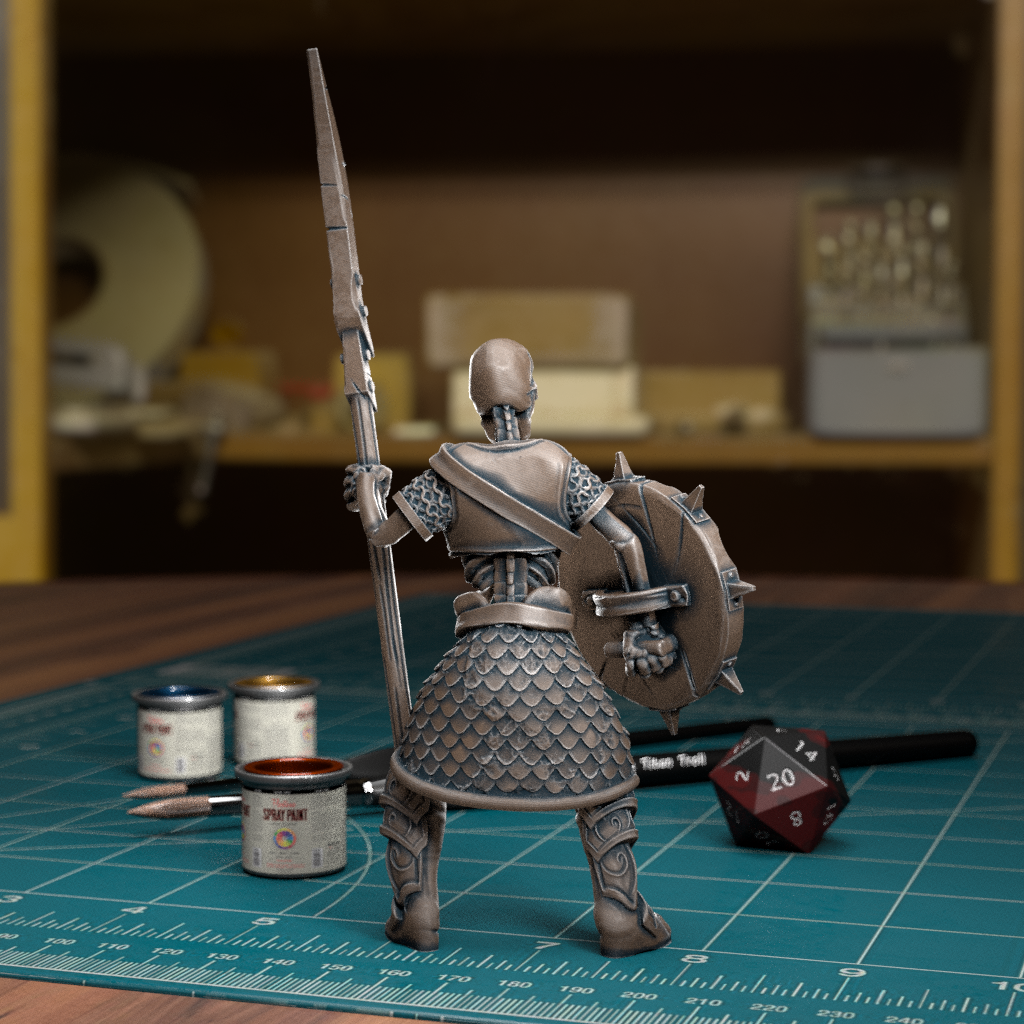 STL file Crypt Skeleton 004 [Pre-Supported]・Design to download and 3D ...