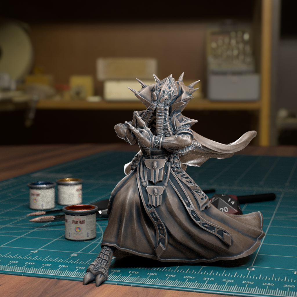 Файл STL Brainflayer 02 - Pre-Supported・3D-печатная модель для загрузки ...