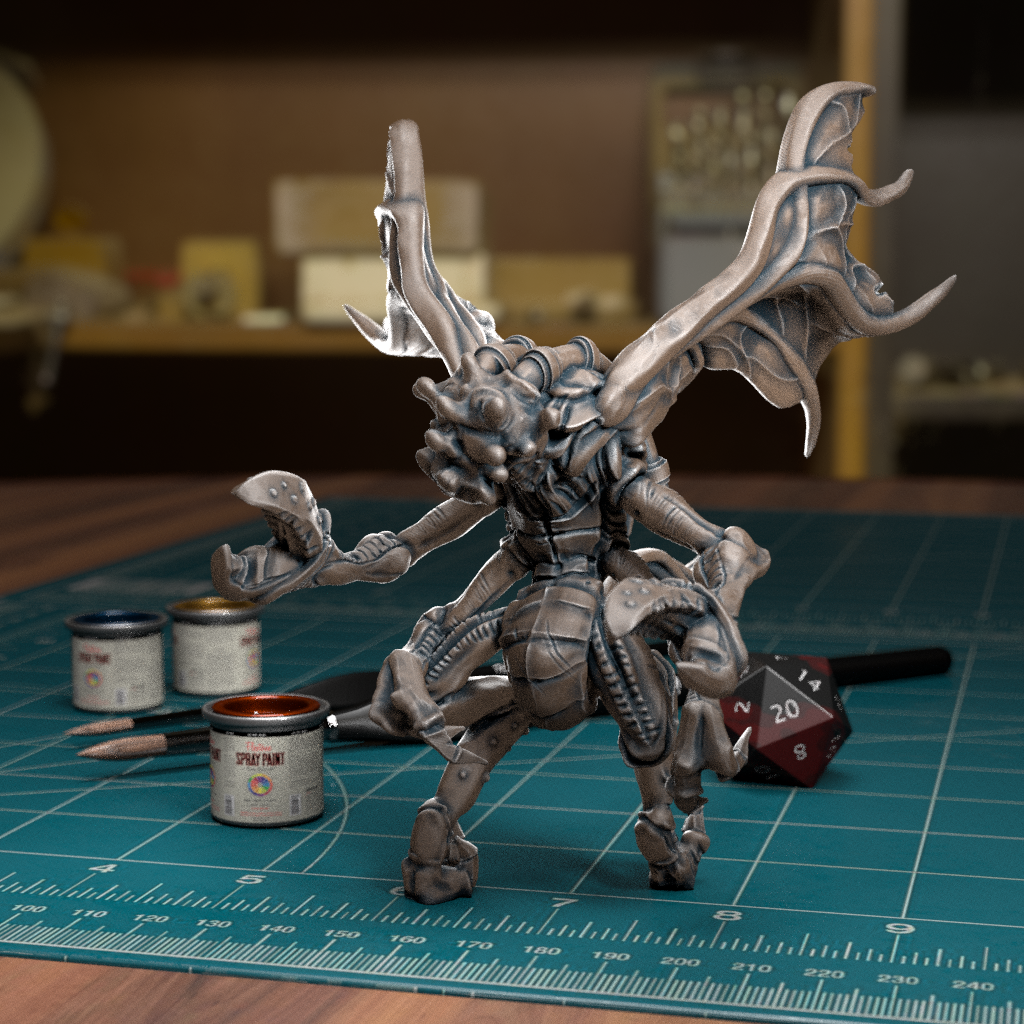 STL file Mi-Go - [Pre-Supported] 🐛・3D printer design to download・Cults