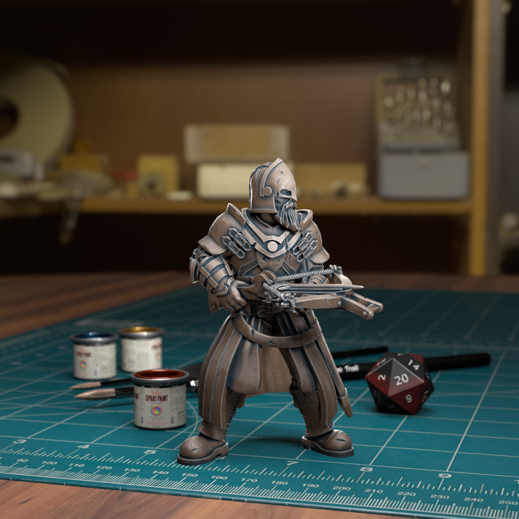 STL file Guard Crossbow - [Pre-Supported]・3D print model to download・Cults