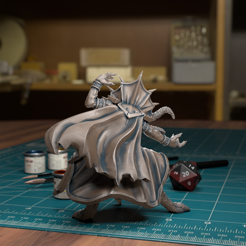 Archivo STL Brainflayer 04 - Pre-apoyado 👾・Objeto para impresora 3D ...