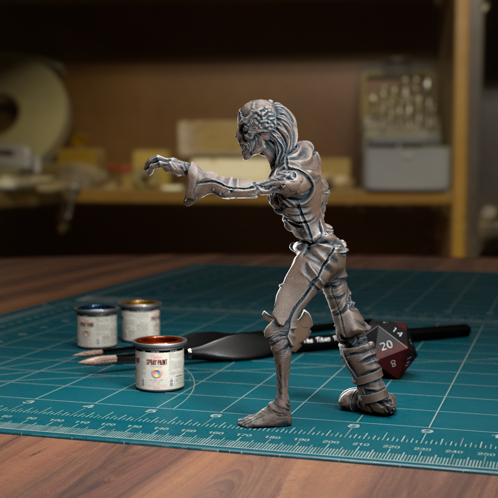 STL file Zombie 001 - [Pre-Supported]・3D printable model to download・Cults