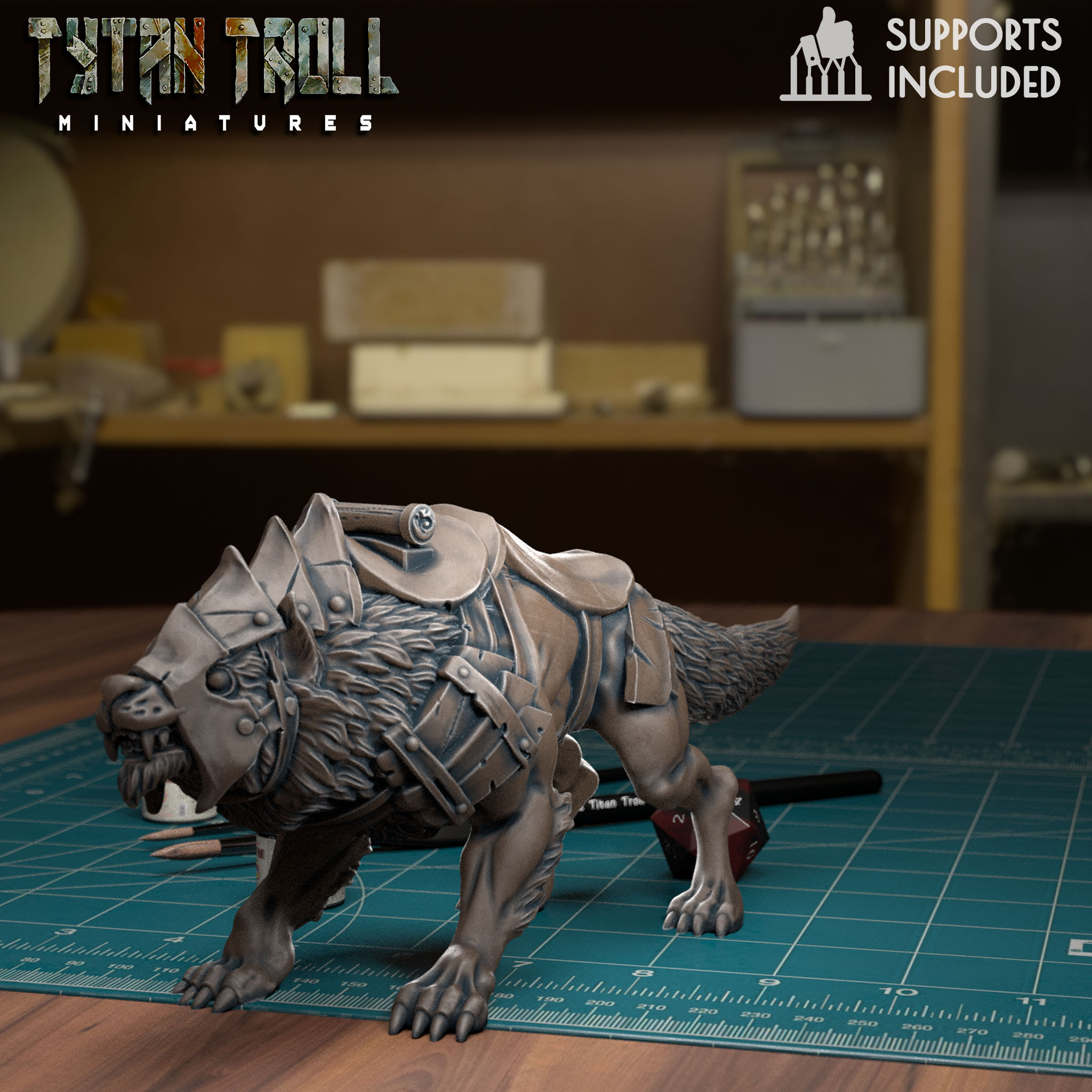 STL file Wolf Pack - [Pre-Supported] 🐺・3D print design to download・Cults
