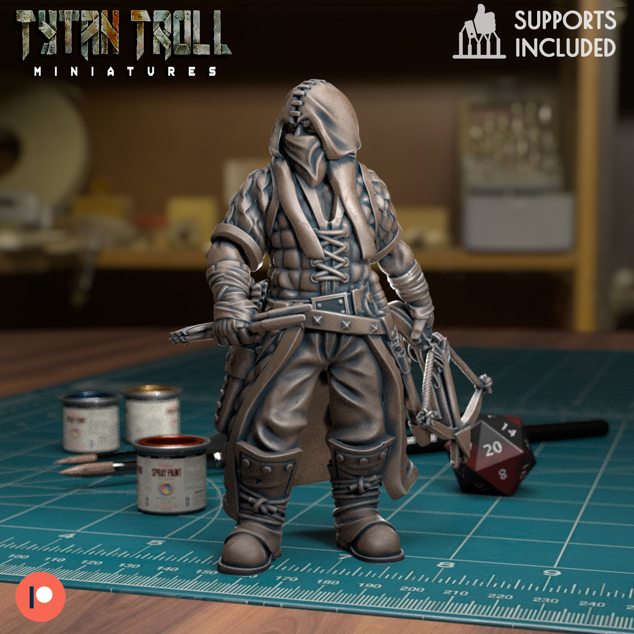 STL file Bandit 006 - [Pre-Supported]・Model to download and 3D print・Cults