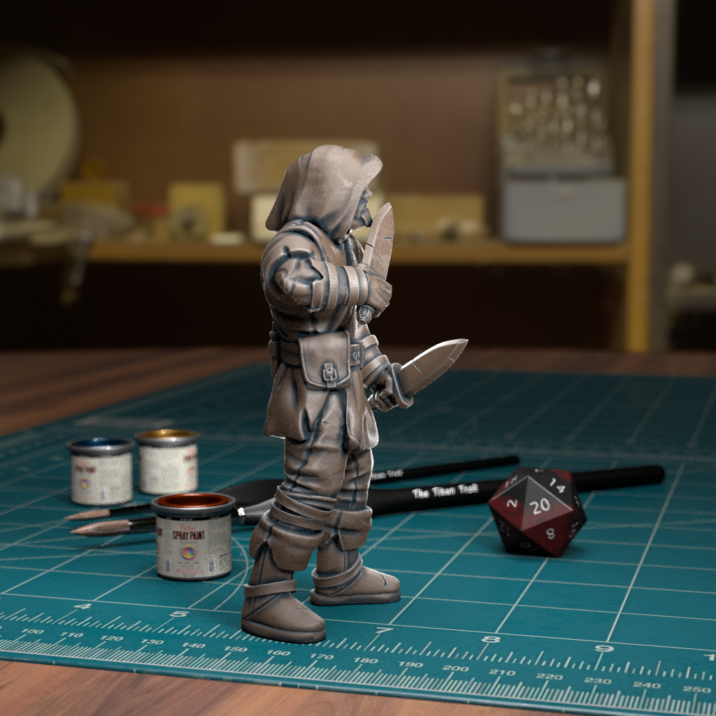 STL file Bandit Daggers 002 - [Pre-Supported] 🎲・3D printing template to ...