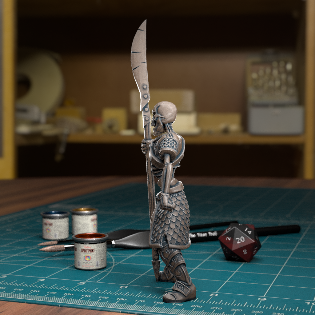 STL file Skeleton 003 - [Pre-Supported]・Model to download and 3D print ...