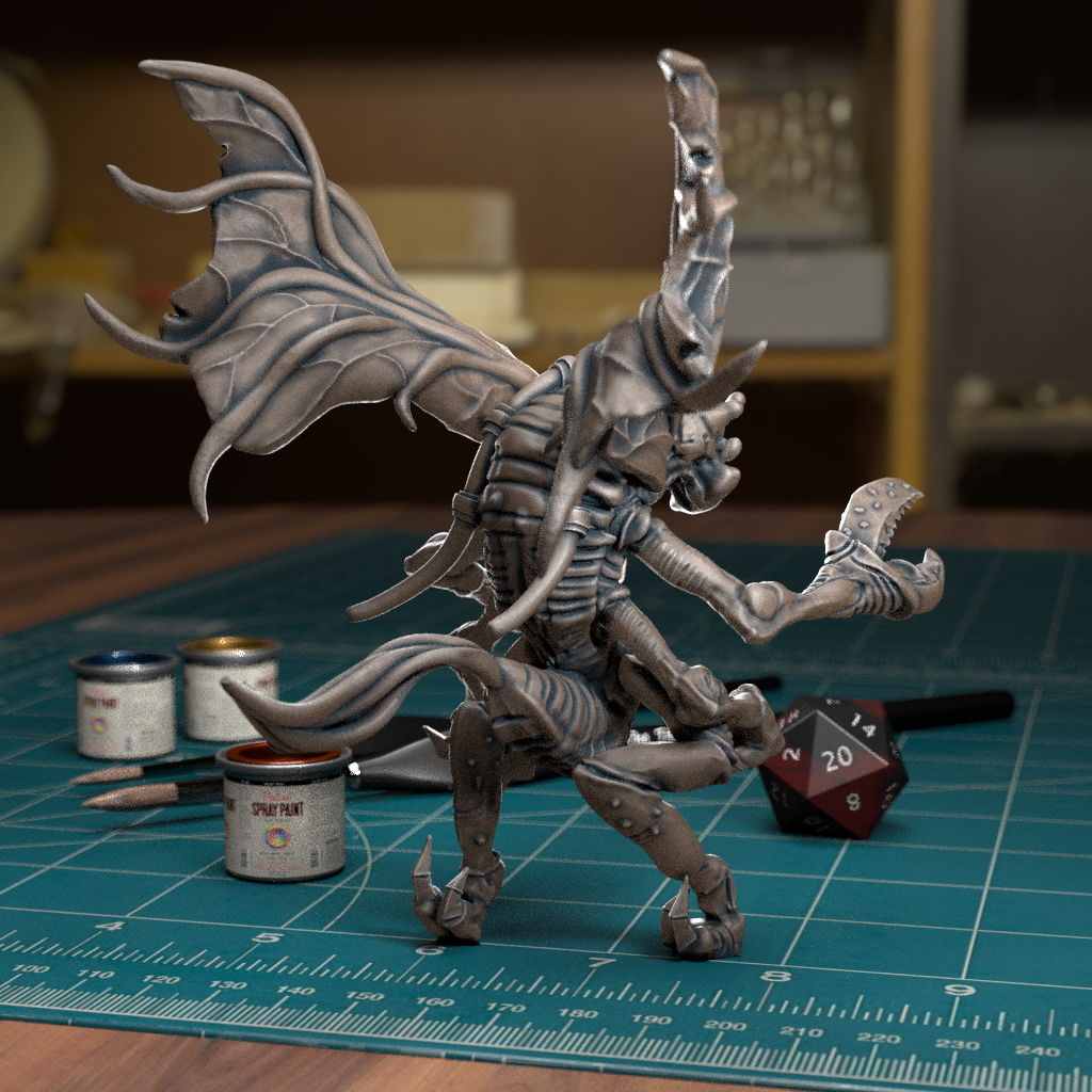 STL file Mi-Go - [Pre-Supported] 🐛・3D printer design to download・Cults