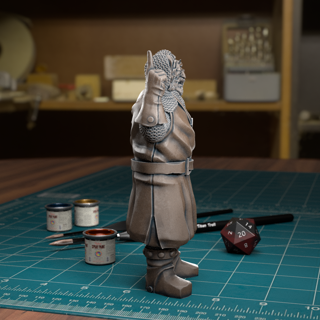 STL file 3 headed giant 02 - [Pre-Supported]・3D printing design to ...