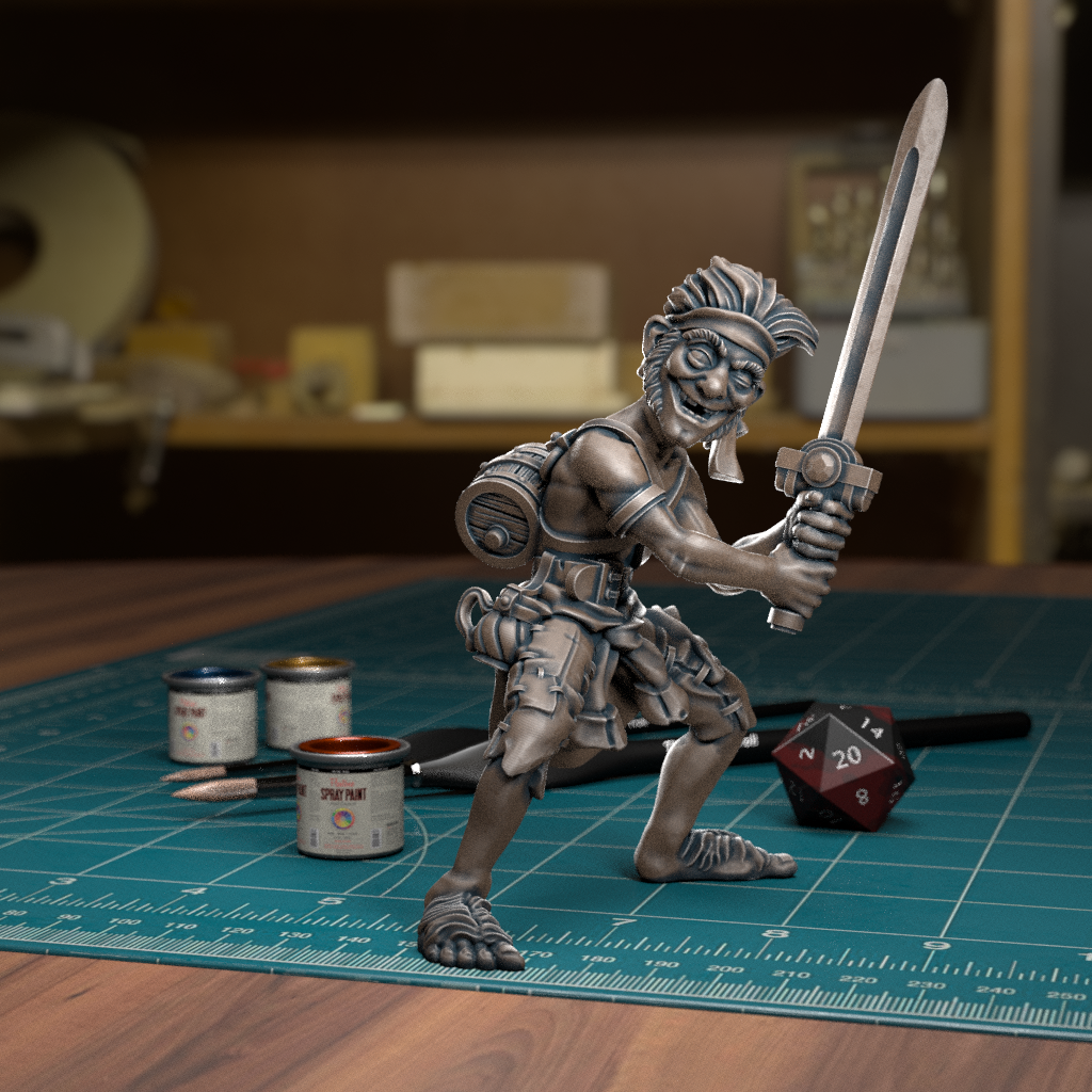 STL file Halfling Adventurer- [Pre-Supported]・3D print model to ...