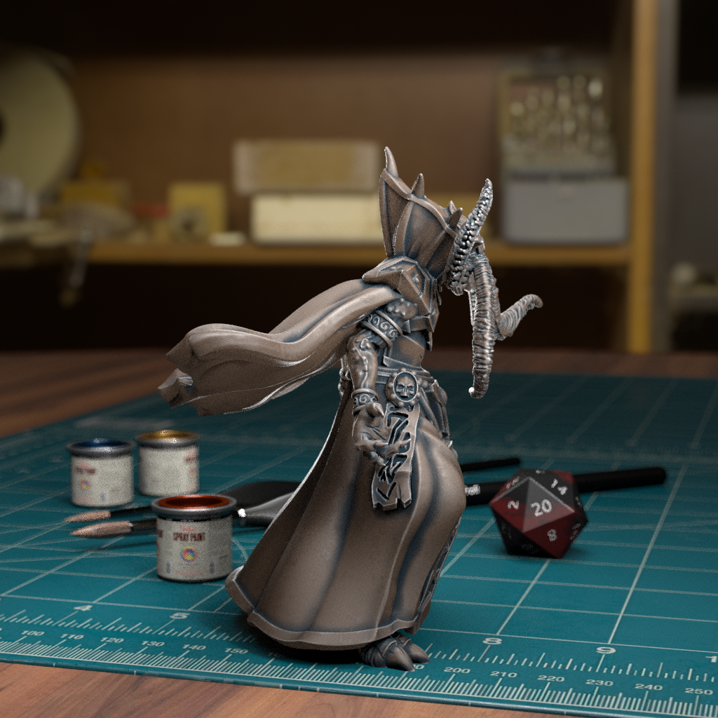 Файл STL Brainflayer 01 - Pre-Supported・3D-печатный дизайн для загрузки ...