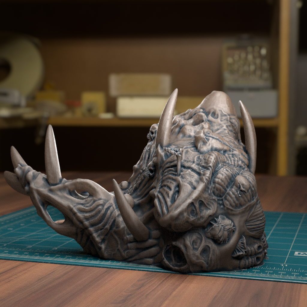 STL file Flesh Mound - [Pre-supported]・3D print design to download・Cults