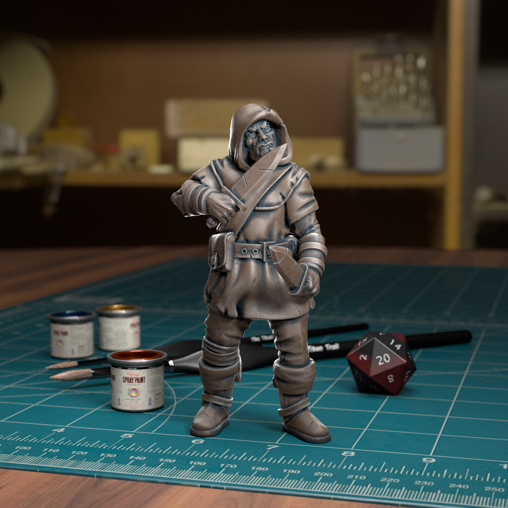 STL file Bandit Daggers 002 - [Pre-Supported] 🎲・3D printing template to ...