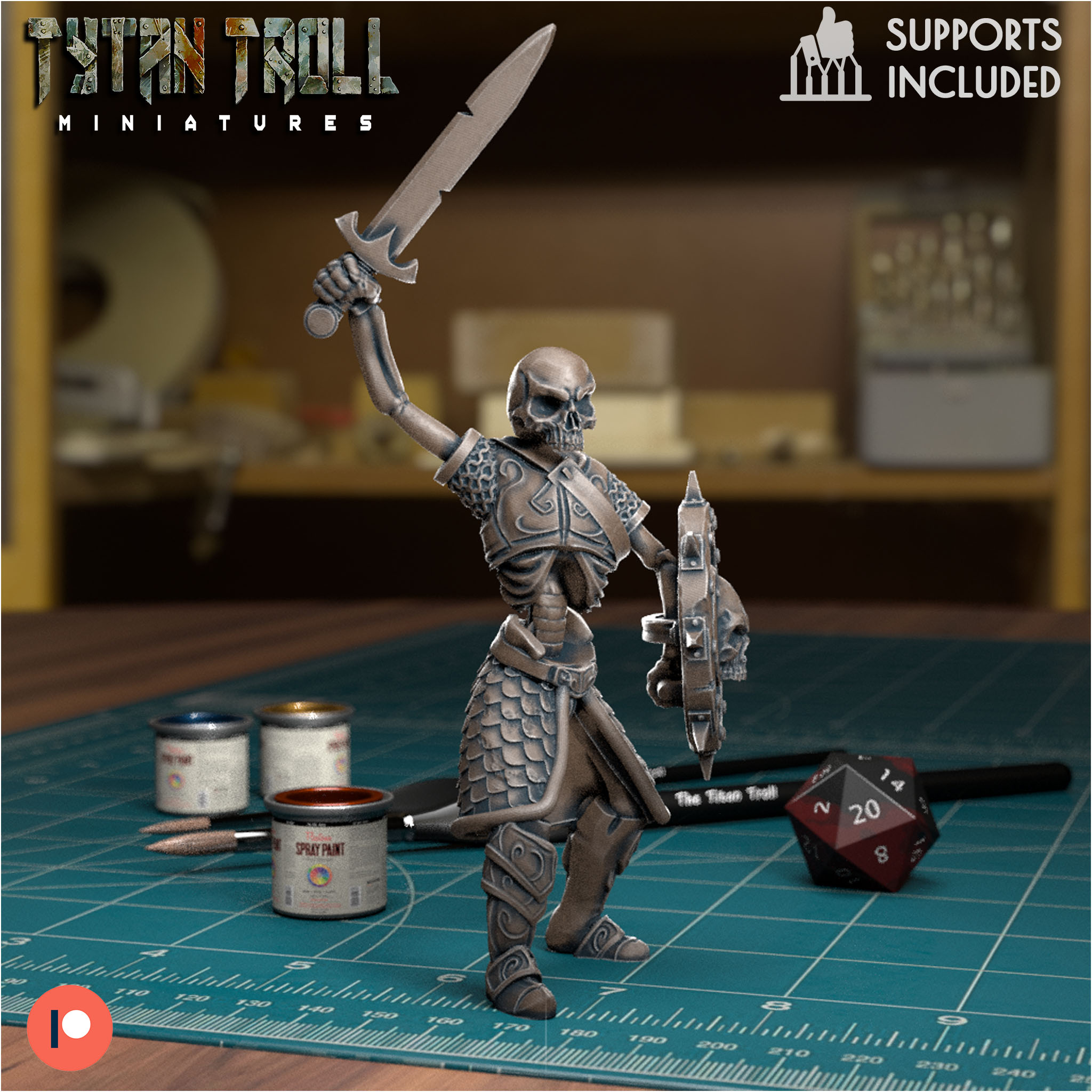 STL file Skeleton Bundle - [Pre-supported] 💀・3D print design to ...