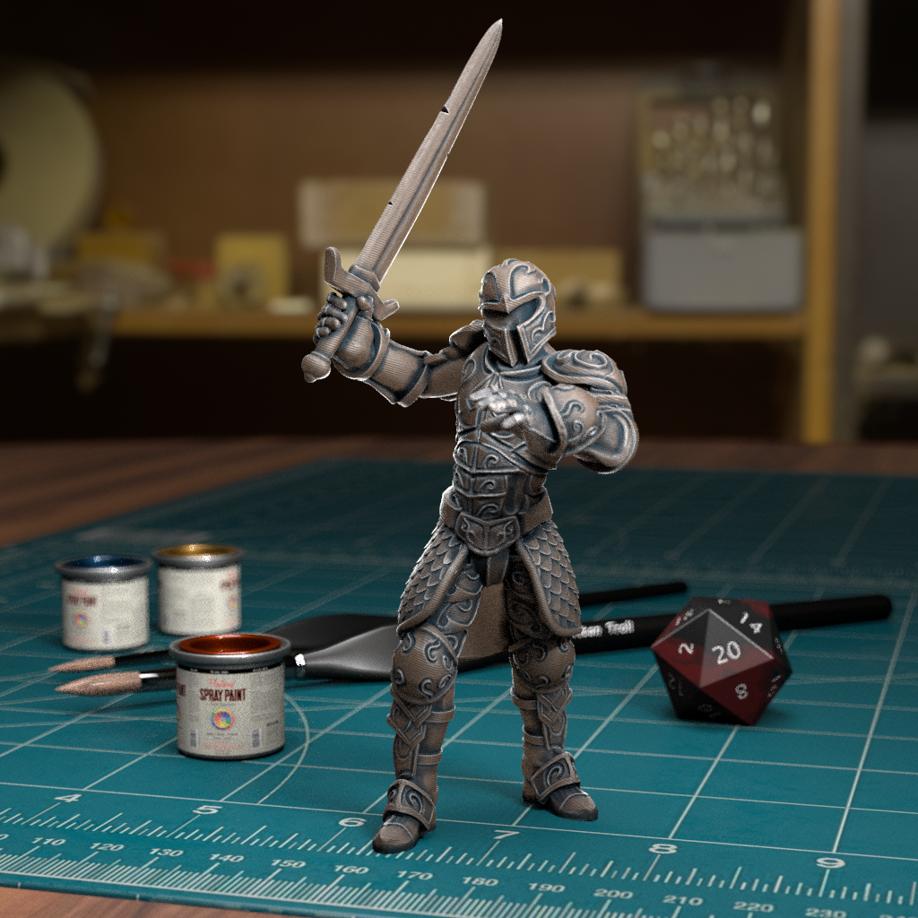 STL file Animated Swinging Sword [Pre-Supported]・3D printable model to ...