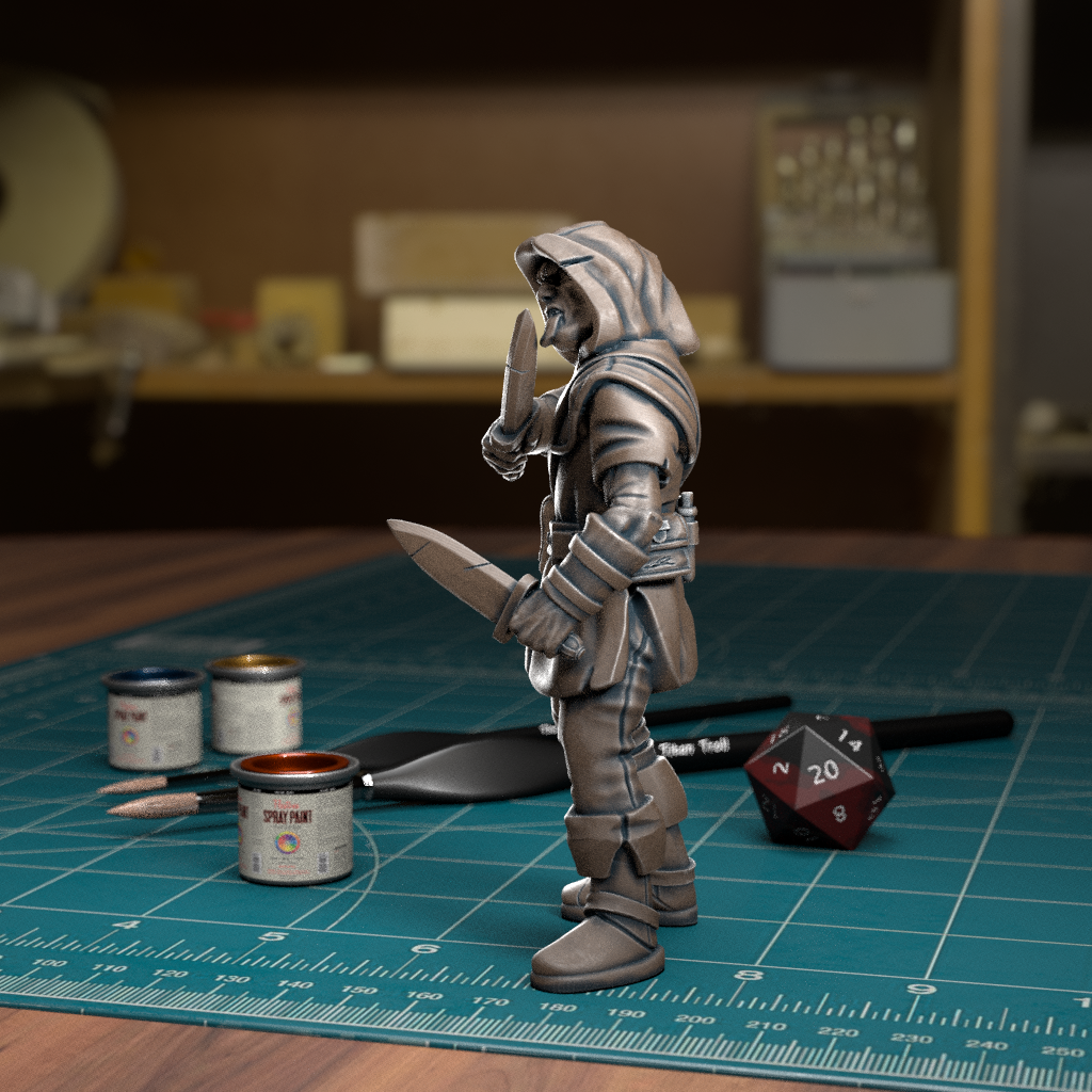 STL file Bandit Daggers 002 - [Pre-Supported] 🎲・3D printing template to ...