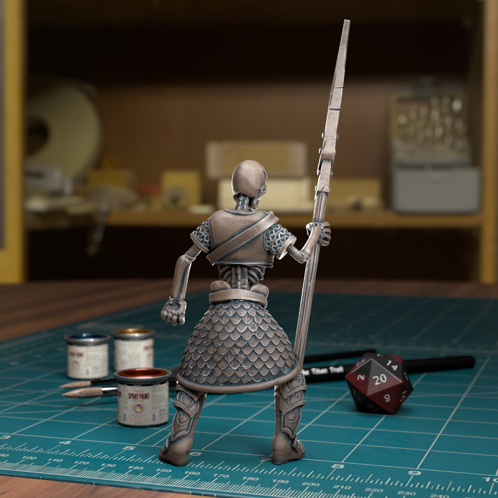 STL file Skeleton 003 - [Pre-Supported]・Model to download and 3D print ...