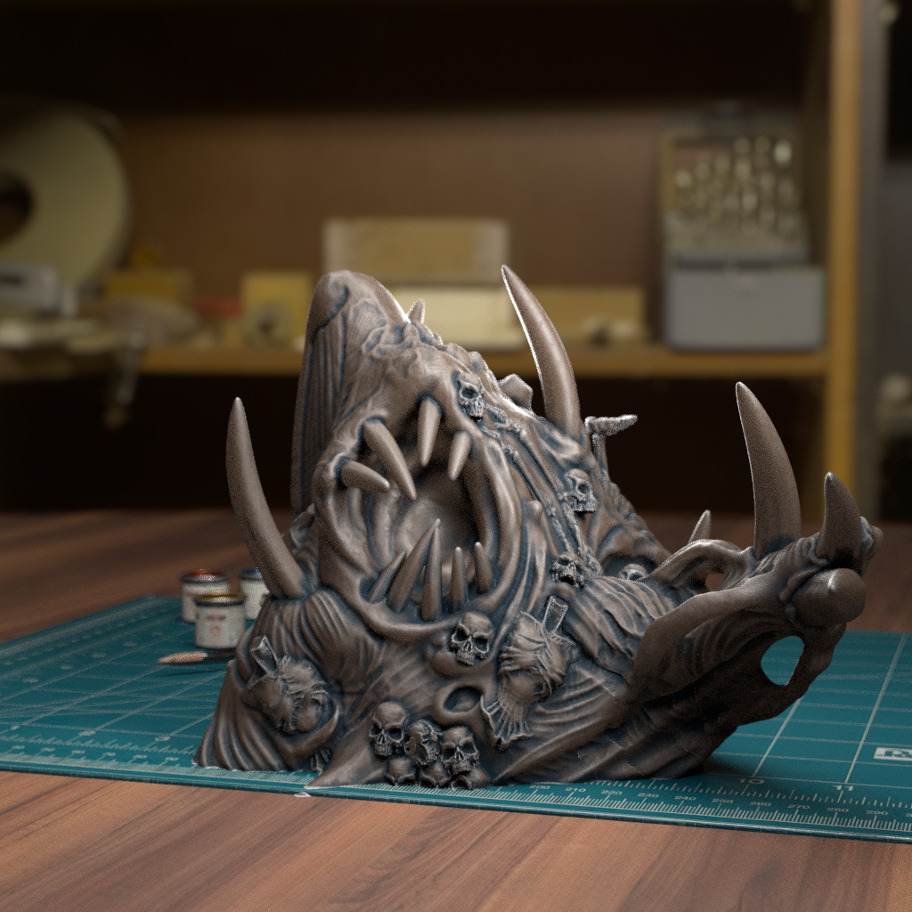 STL file Flesh Mound - [Pre-supported]・3D print design to download・Cults