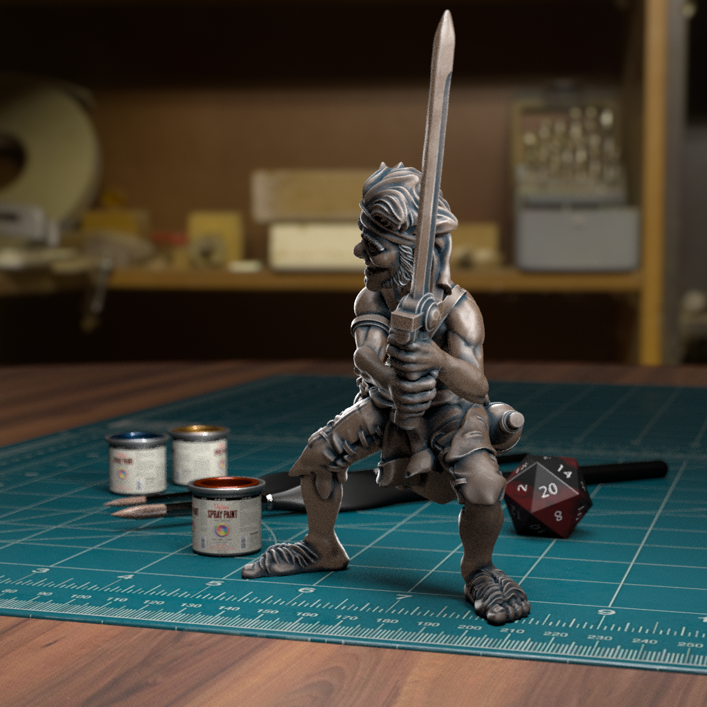 STL file Halfling Adventurer- [Pre-Supported]・3D print model to ...