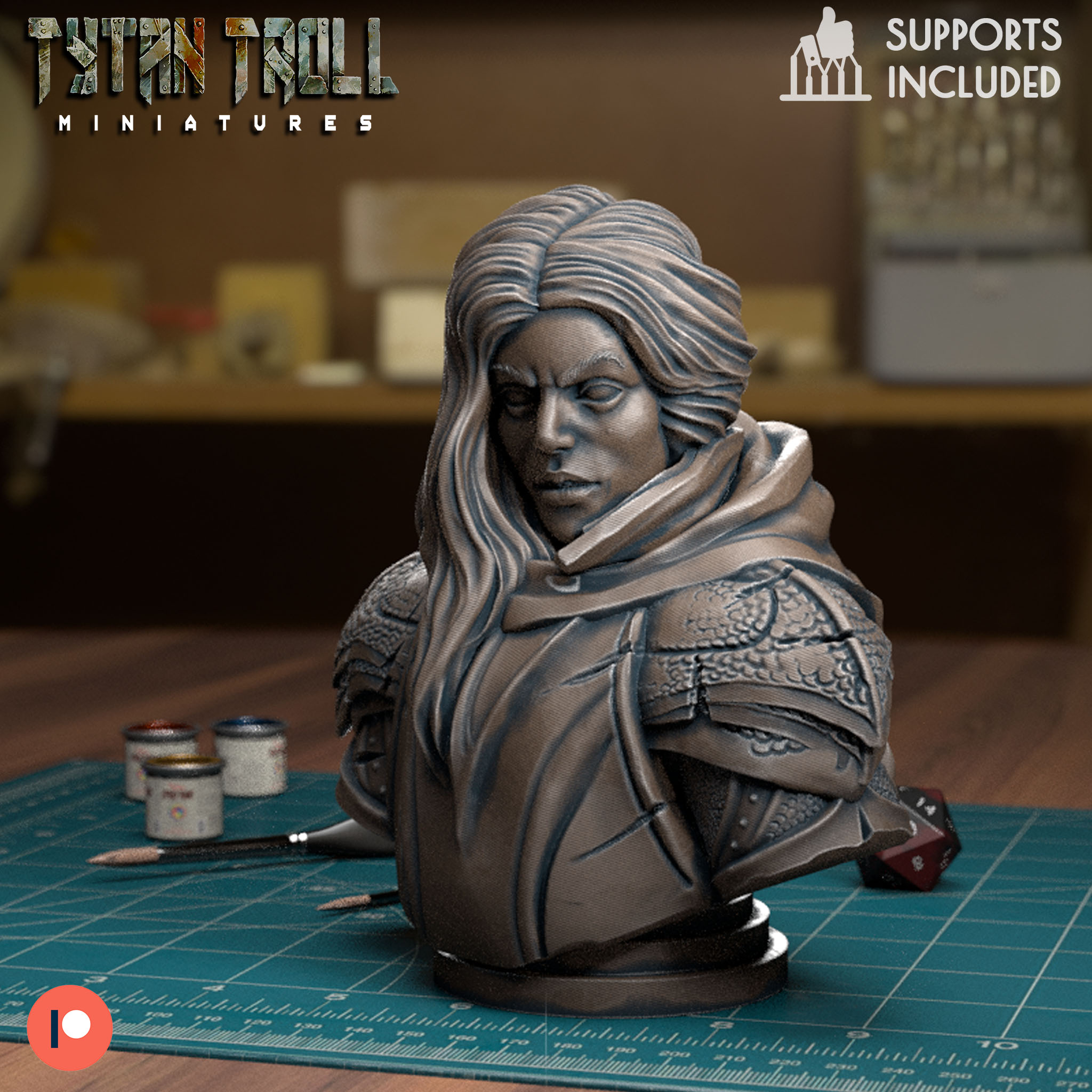 STL file Ireena - [Pre-Supported]・Model to download and 3D print・Cults