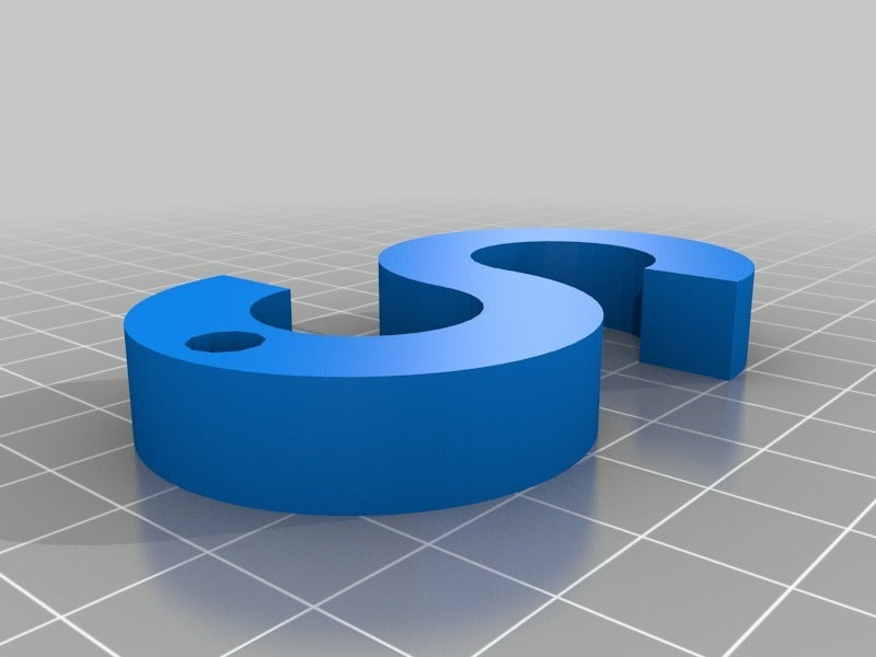 Free STL file Letter key chain・Object to download and to 3D print・Cults