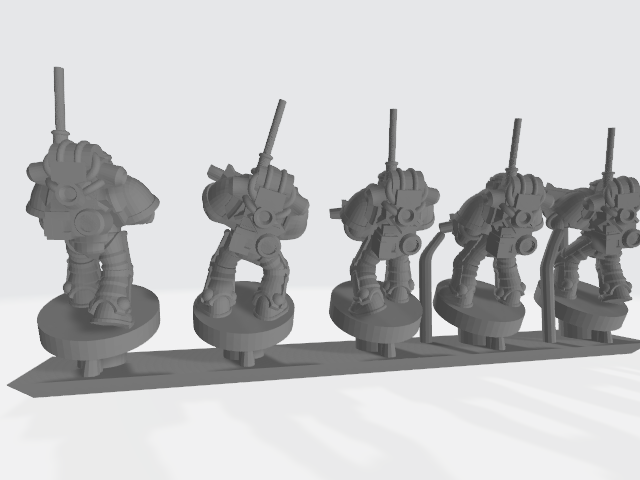 Free STL file GALACTIC CRUSADERS - NUNCIO VOX BOARDING ARMOUR TROOPS ...