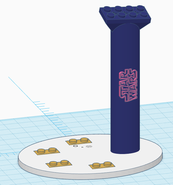 STL file Lego Stand Star Wars Ships With Minifigures ⭐・3D printer ...