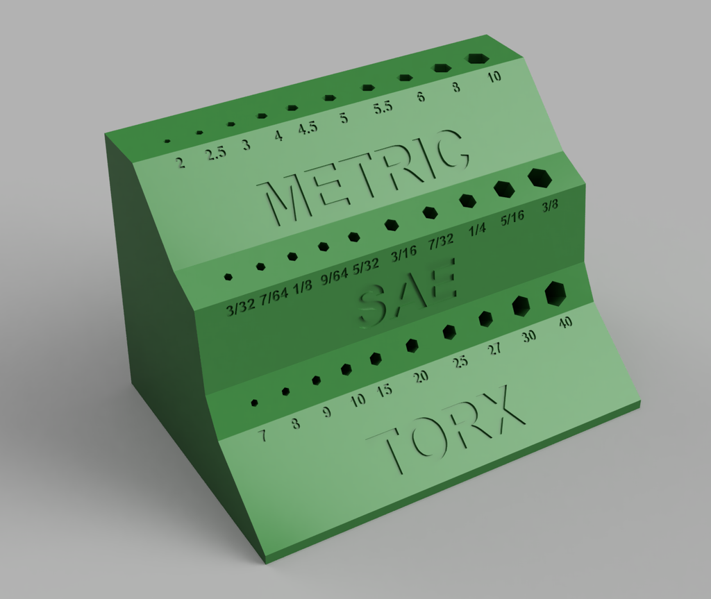 Free 3D file Hex Key Holder 🔑・3D print model to download・Cults