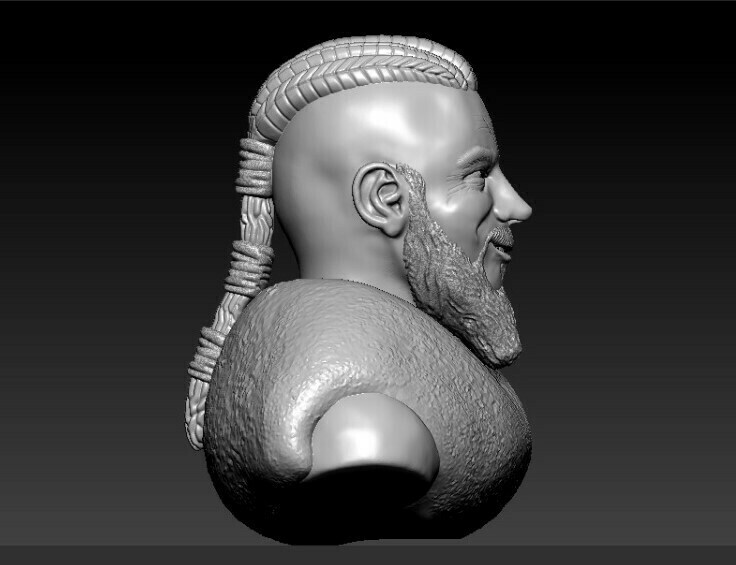Free STL file Ragnar lothbrok 👤・3D printing template to download・Cults