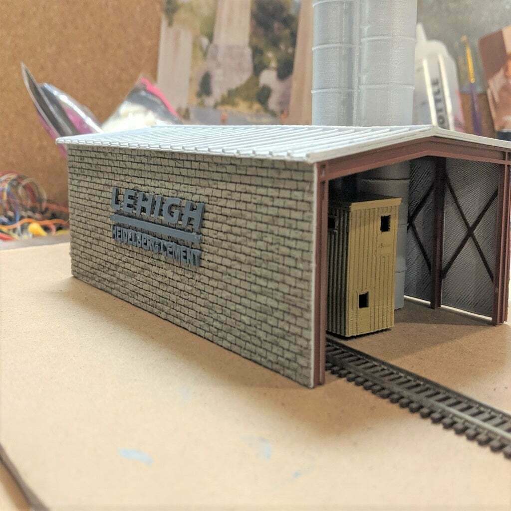 Free STL file Cement Facility - N scale building kit (1:160) 🏗️・3D ...