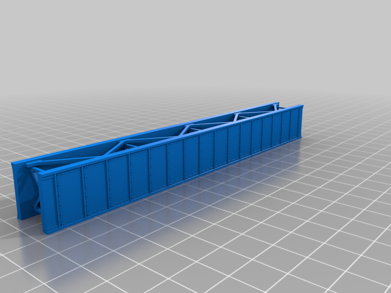 Free 3D file N Scale Girder Bridge (1:160) 🌉・3D print object to ...
