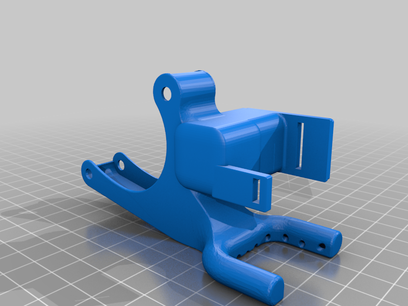 Free STL file JGAurora A5S 5015 Fan Duct - Two sided mount・3D printer ...