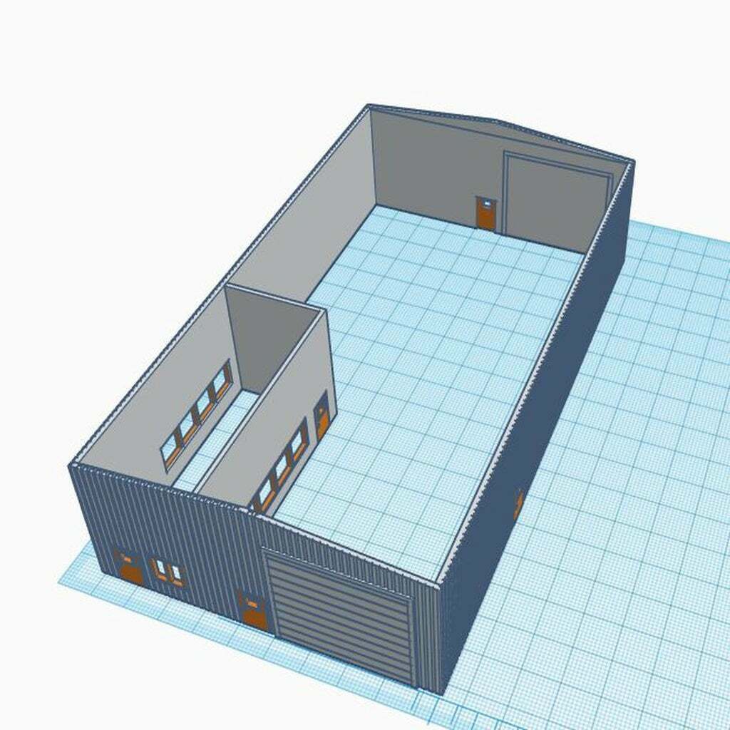 Free STL file N Scale Small Warehouse (1:160)・3D printable model to ...