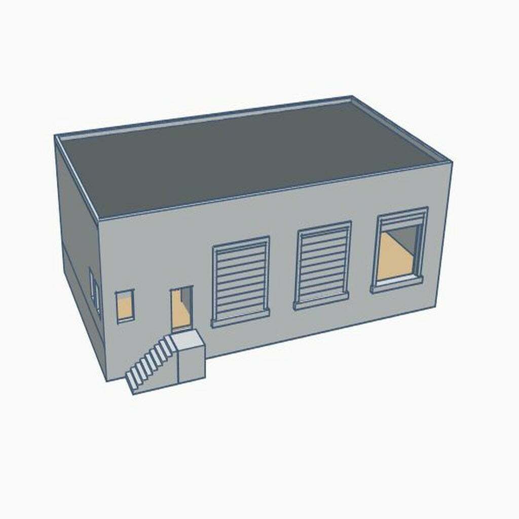 Free STL file N-Scale Distribution Center (1:160)・Model to download and ...